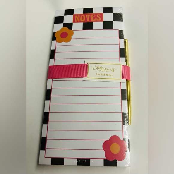 Lady Jayne | Office | New Lady Jayne Notepad With Pen Notes In Center 0 ...